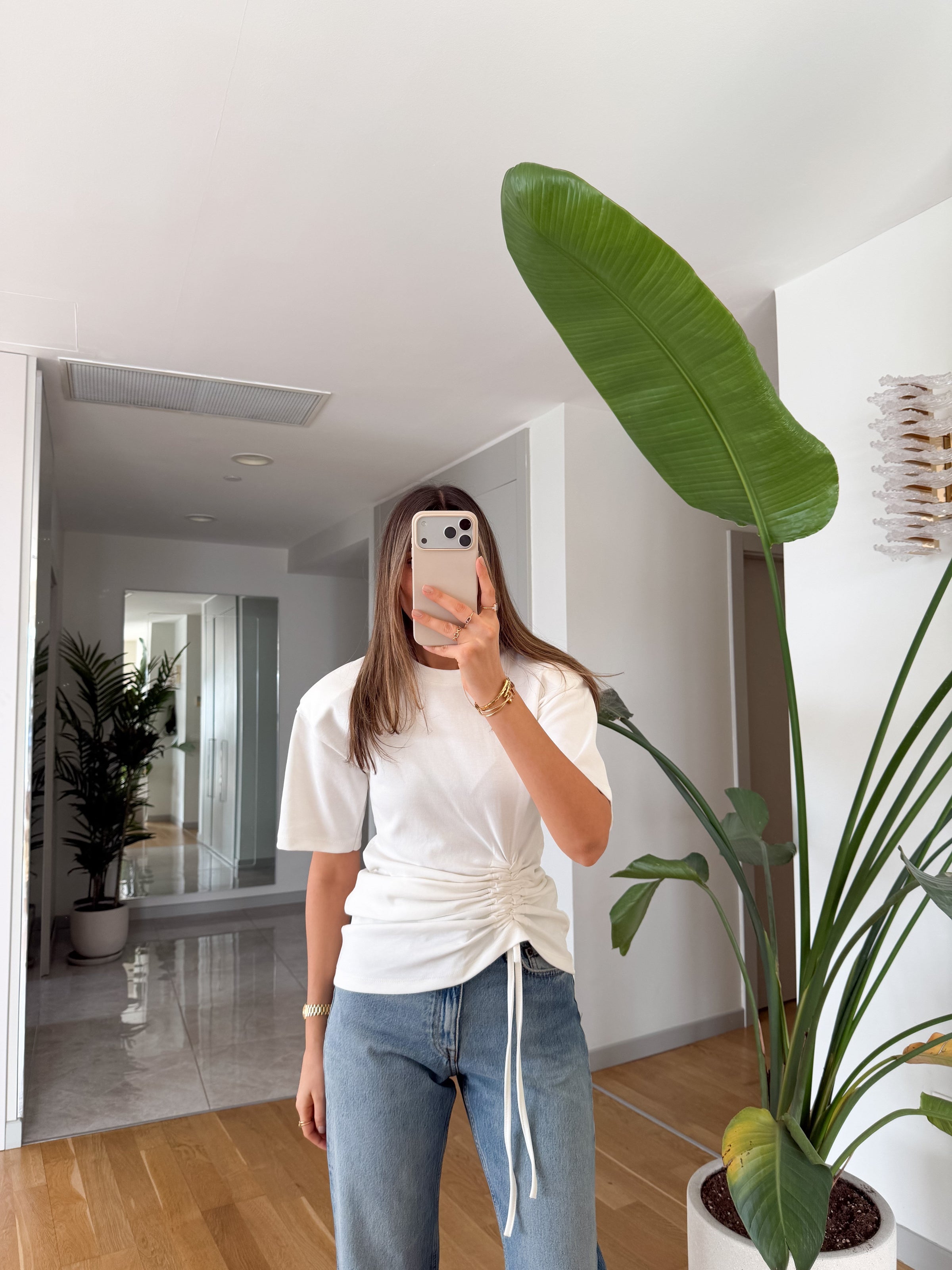 Raw Cut designer t-shirt sa naramenicama - više boja - FASHION HUNTER